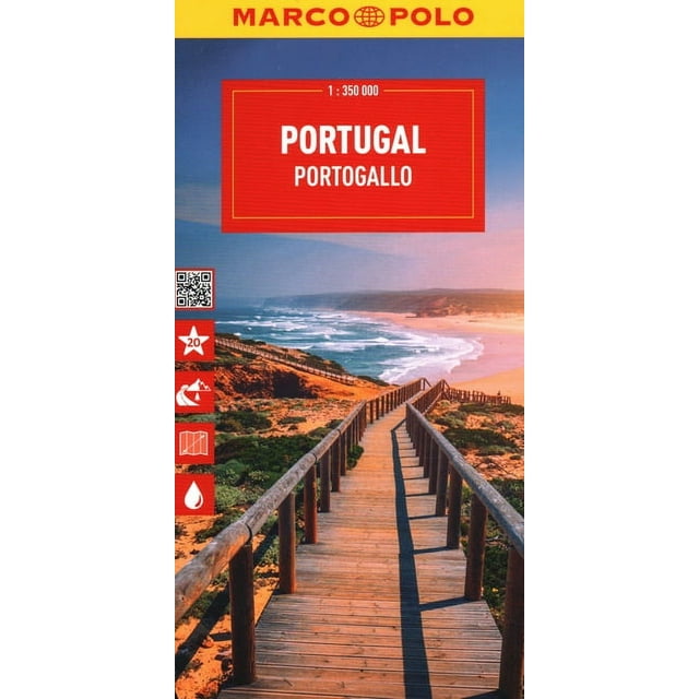 Marco Polo Maps: Portugal Marco Polo Map (Sheet map, folded) - Walmart.com