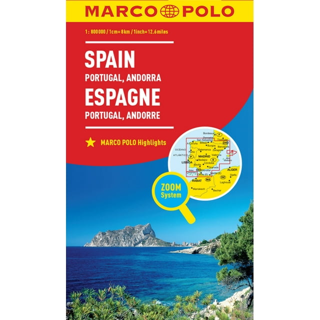 Marco Polo Maps: Spain and Portugal Marco Polo Map (Sheet map, folded ...