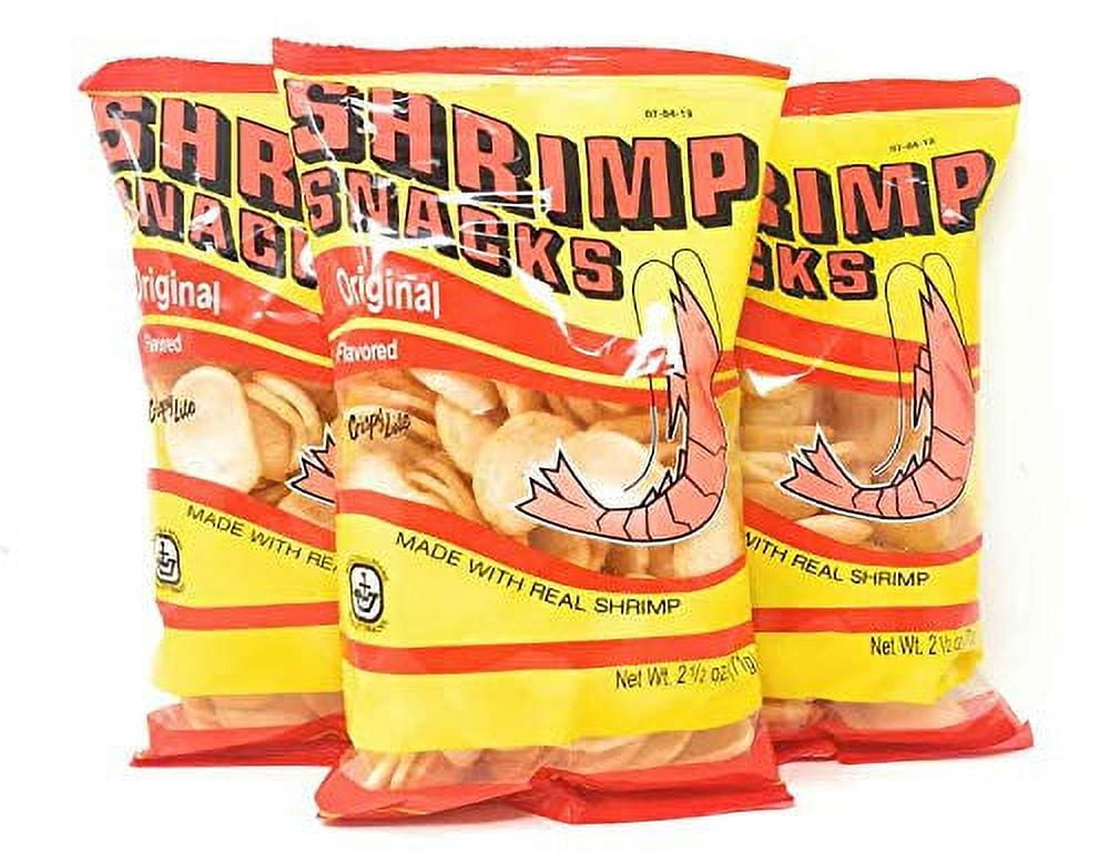 Marco Polo Shrimp Chips Original Flavor, Crispy Snack, 2.5oz Per Pack ...