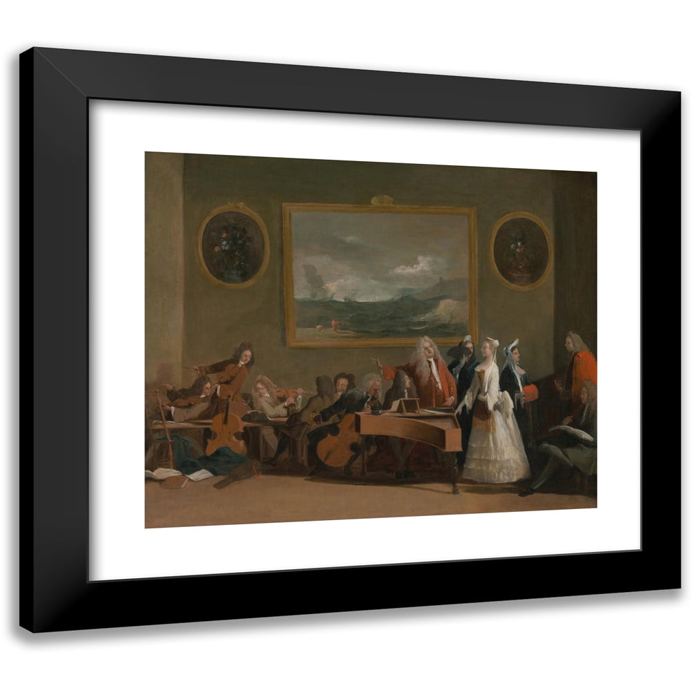 Marco Ricci 14x12 Black Modern Framed Museum Art Print Titled - A ...