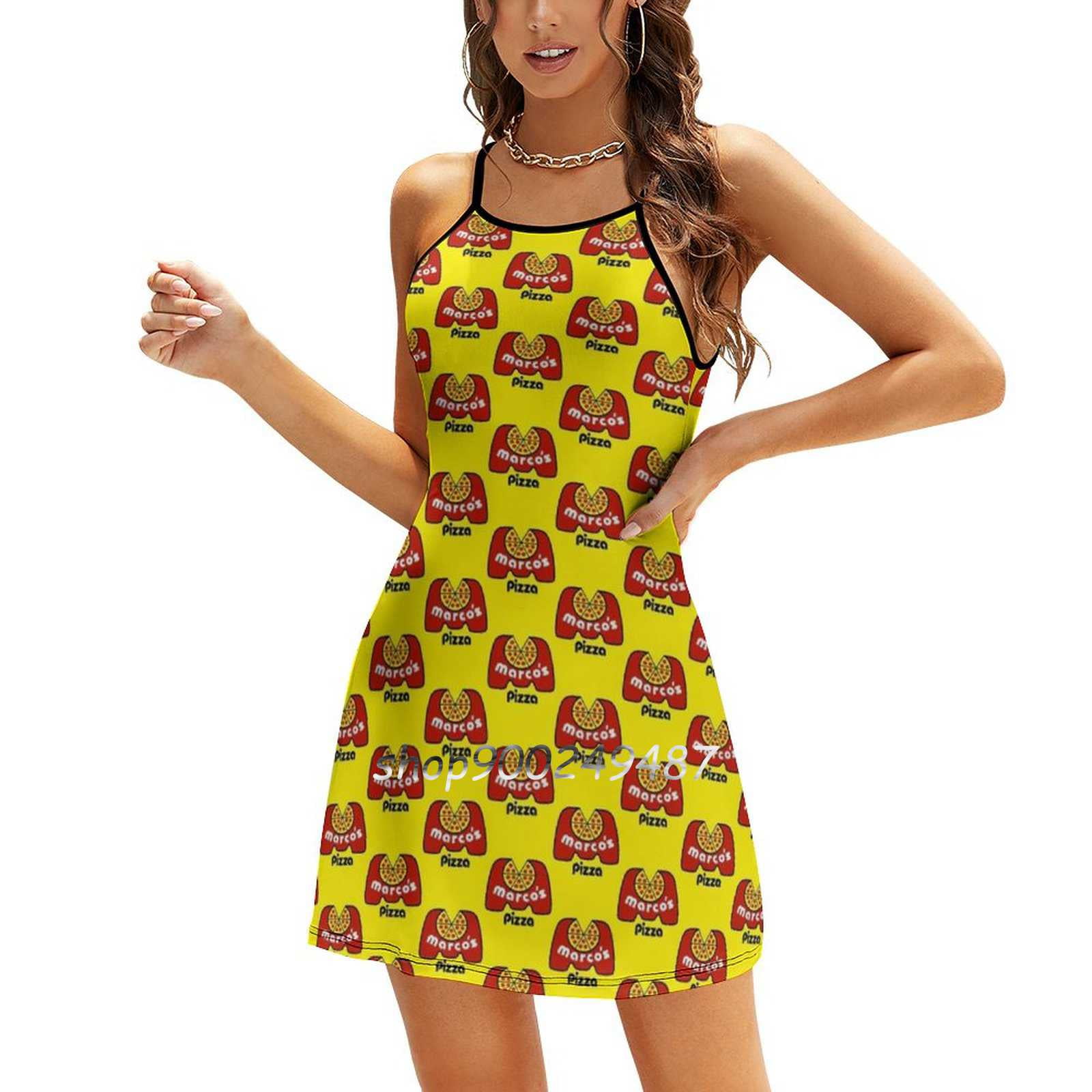 Marco'S Pizza Resto Sweetheart Knot Flared Dress Fashion Design Large ...