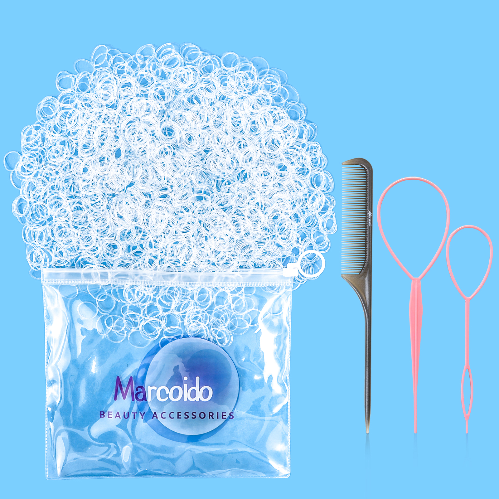 Goody® Clear Polybands, 250 CT - Walmart.com