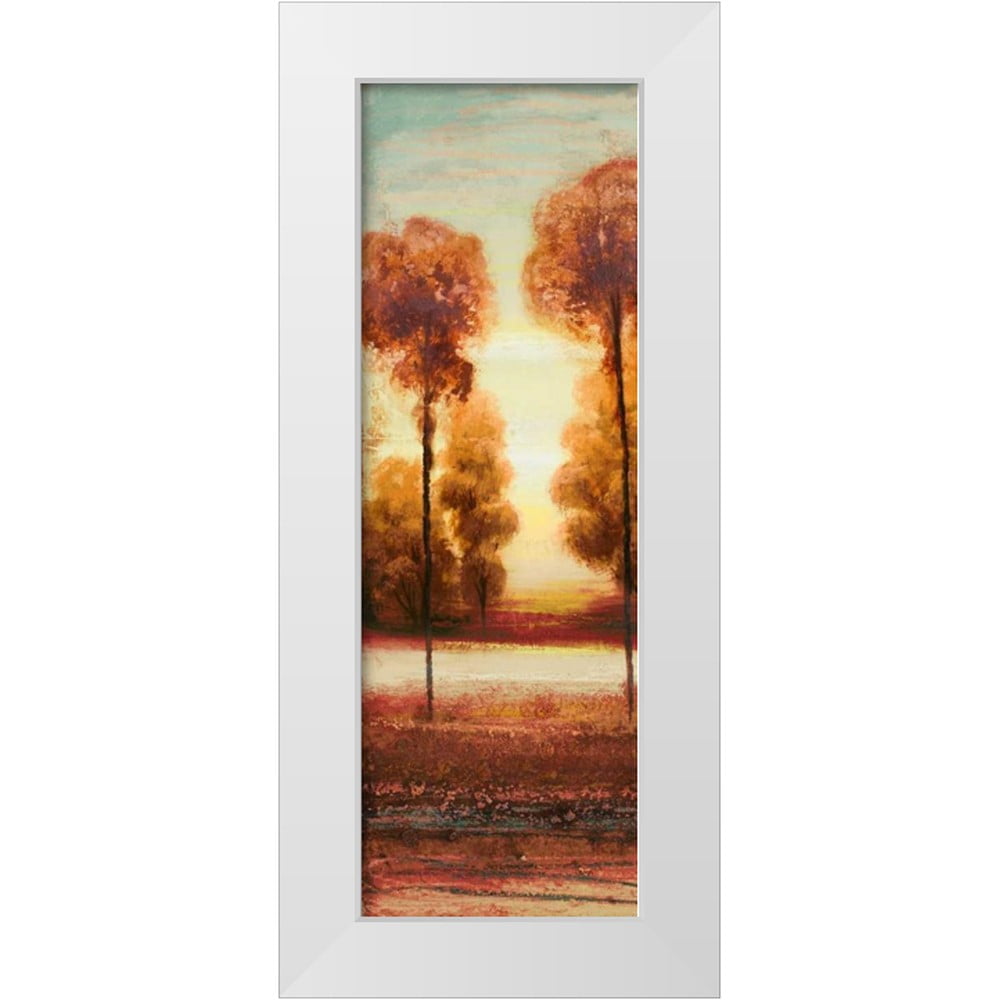 Marcon, Michael 13x32 White Modern Wood Framed Museum Art Print Titled ...