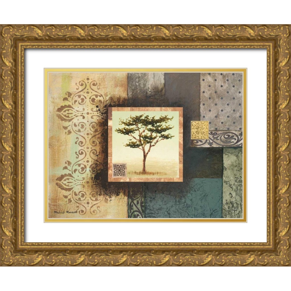 Marcon, Michael 14x12 Gold Ornate Wood Framed with Double Matting ...