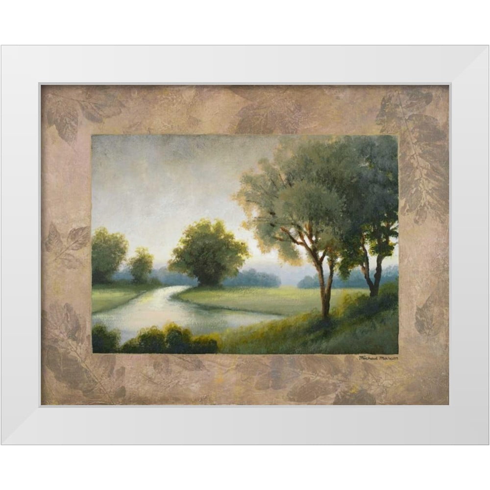 Marcon, Michael 14x12 White Modern Wood Framed Museum Art Print Titled ...