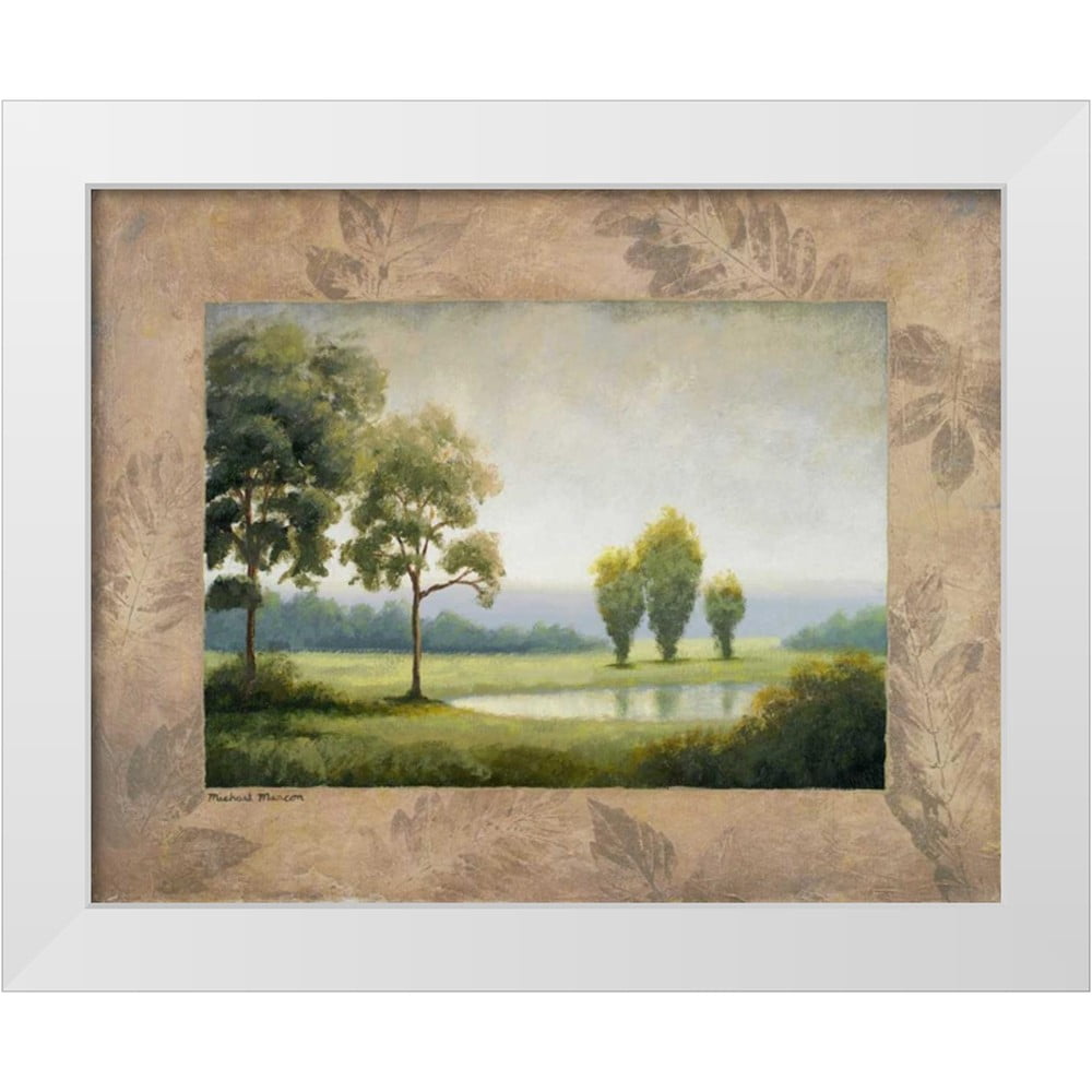 Marcon, Michael 14x12 White Modern Wood Framed Museum Art Print Titled ...