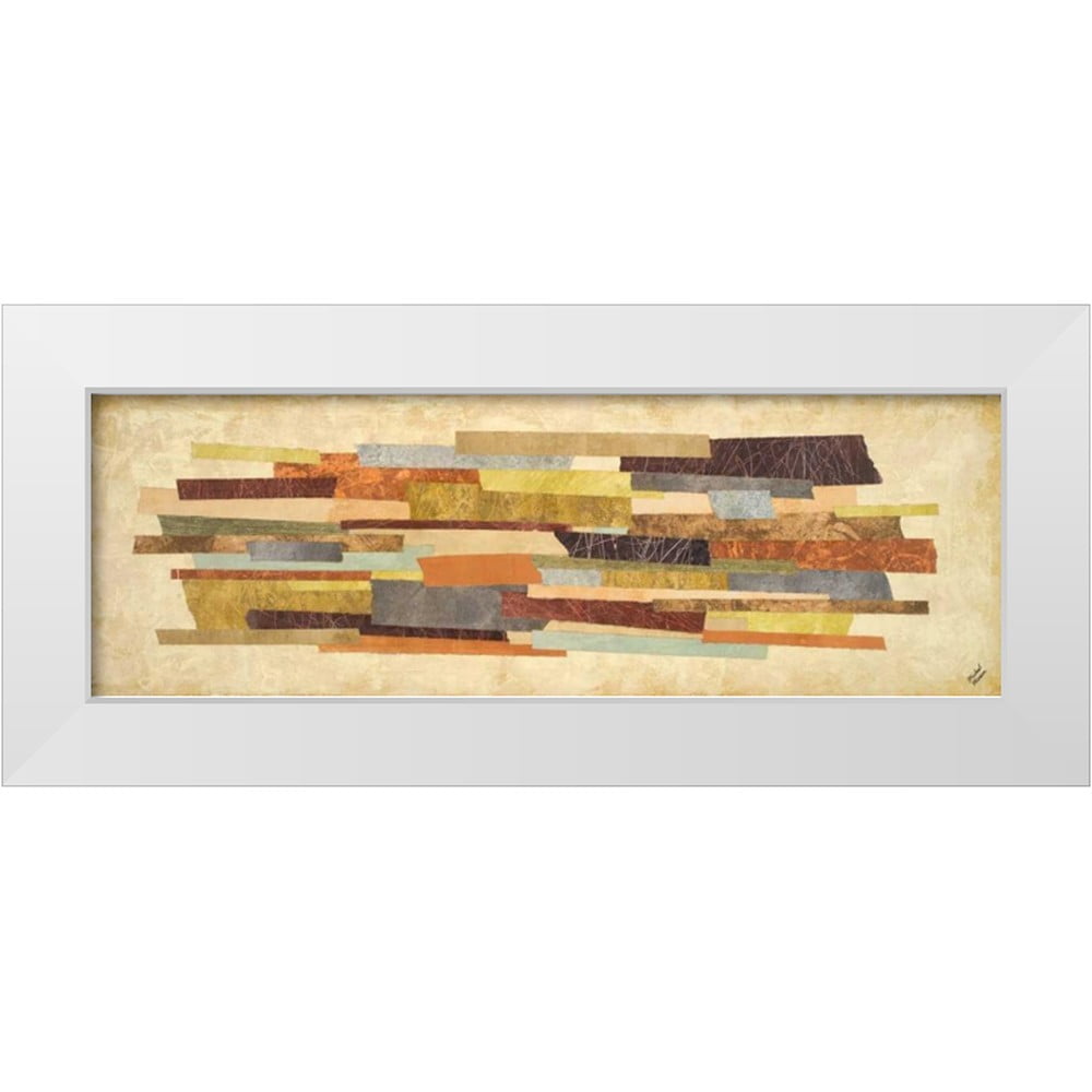 Marcon, Michael 14x7 White Modern Wood Framed Museum Art Print Titled ...