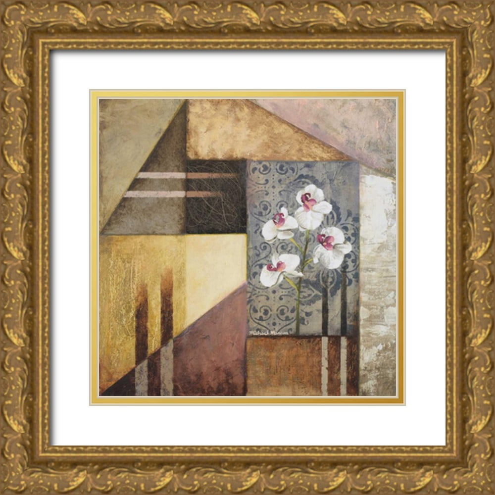 Marcon, Michael 15x15 Gold Ornate Wood Framed with Double Matting ...