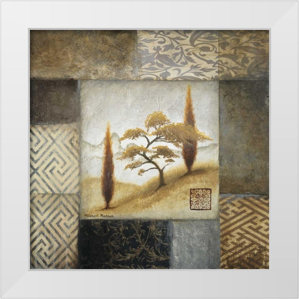 Marcon, Michael 15x15 White Modern Wood Framed Museum Art Print Titled ...