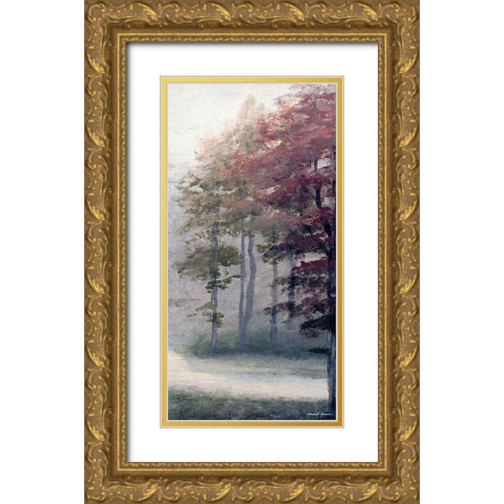 Marcon, Michael 18x32 Gold Ornate Wood Framed with Double Matting ...