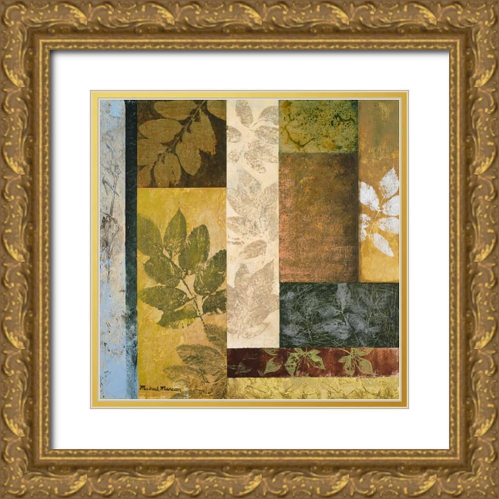 Marcon, Michael 20x20 Gold Ornate Wood Framed with Double Matting ...