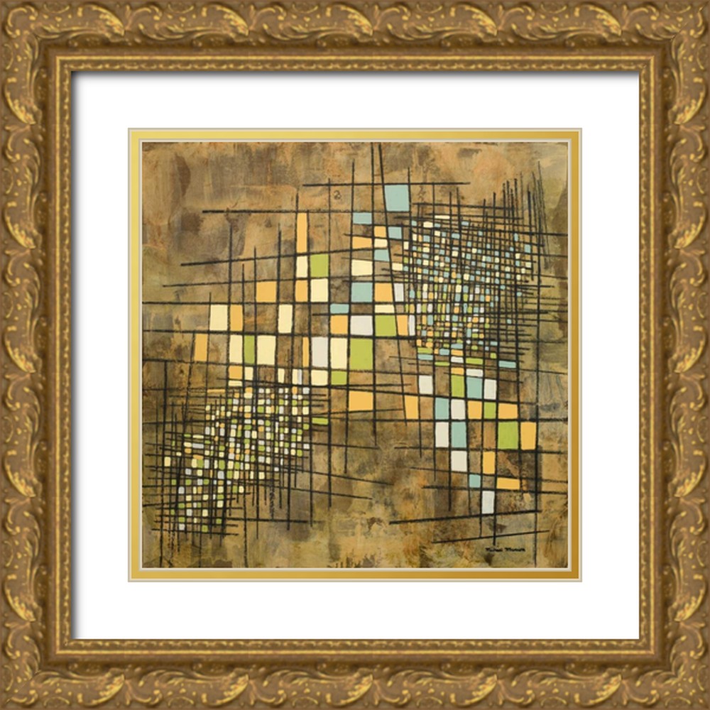 Marcon, Michael 20x20 Gold Ornate Wood Framed with Double Matting ...