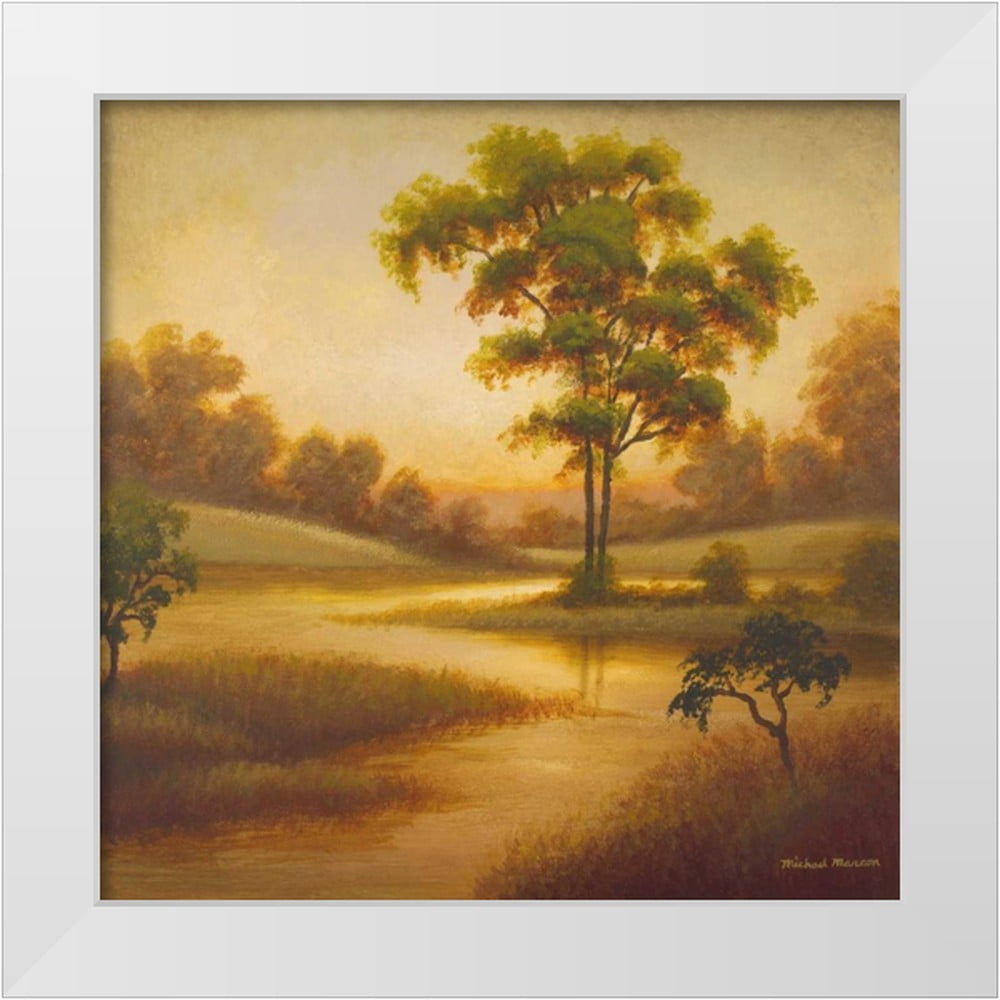 Marcon, Michael 20x20 White Modern Wood Framed Museum Art Print Titled ...