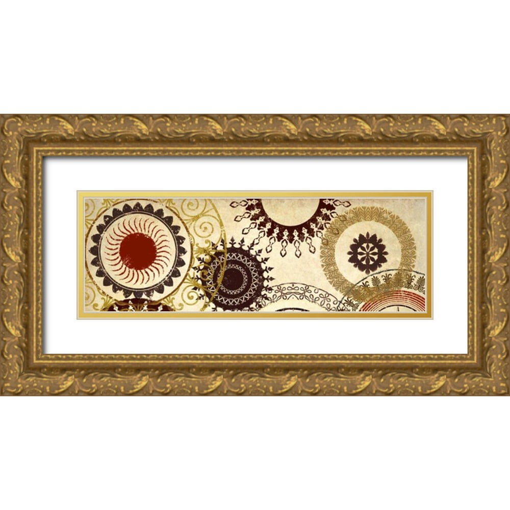 Marcon, Michael 24x11 Gold Ornate Wood Framed with Double Matting ...