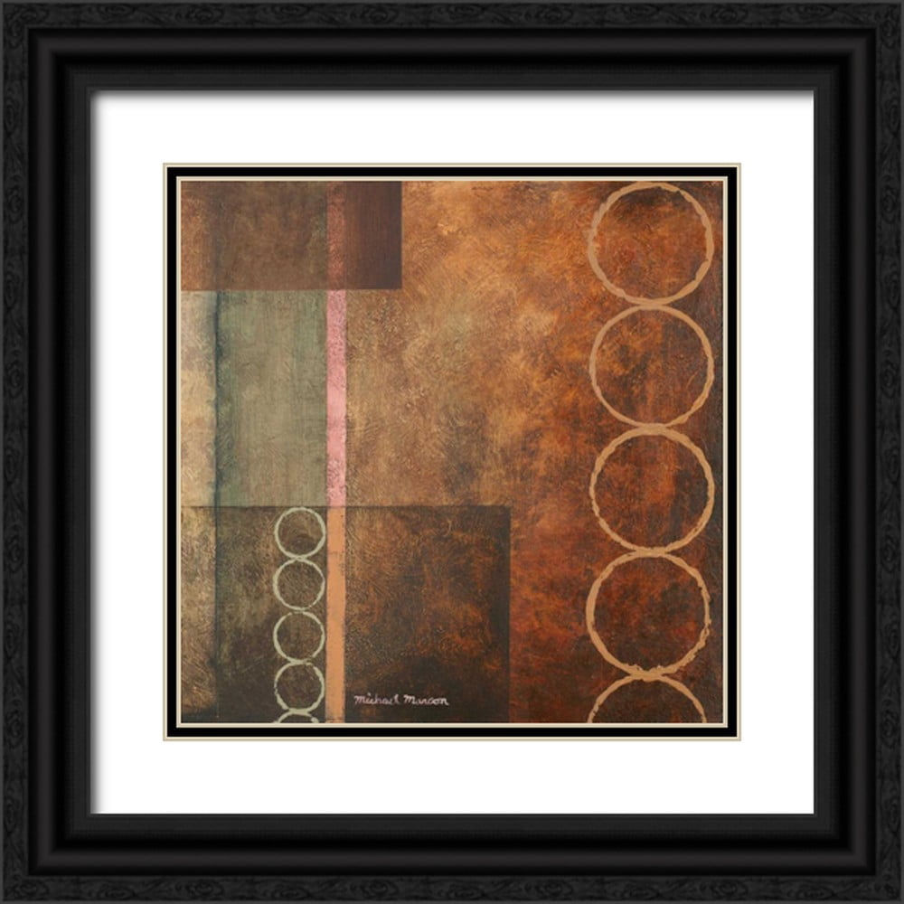Marcon, Michael 26x26 Black Ornate Wood Framed with Double Matting ...