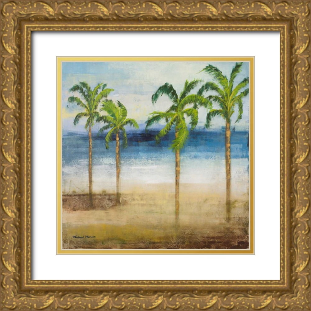Marcon, Michael 26x26 Gold Ornate Wood Framed with Double Matting ...