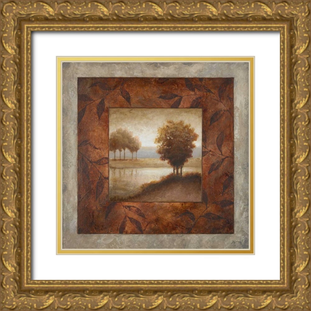Marcon, Michael 26x26 Gold Ornate Wood Framed with Double Matting ...
