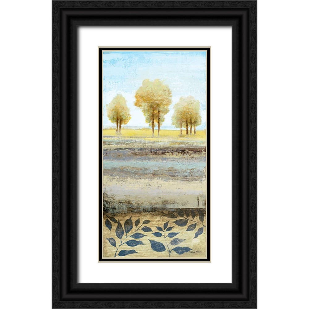 Marcon, Michael 9x14 Black Ornate Wood Framed with Double Matting ...