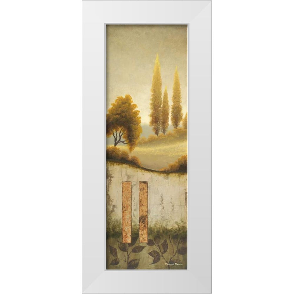 Marcon, Michael 9x18 White Modern Wood Framed Museum Art Print Titled ...