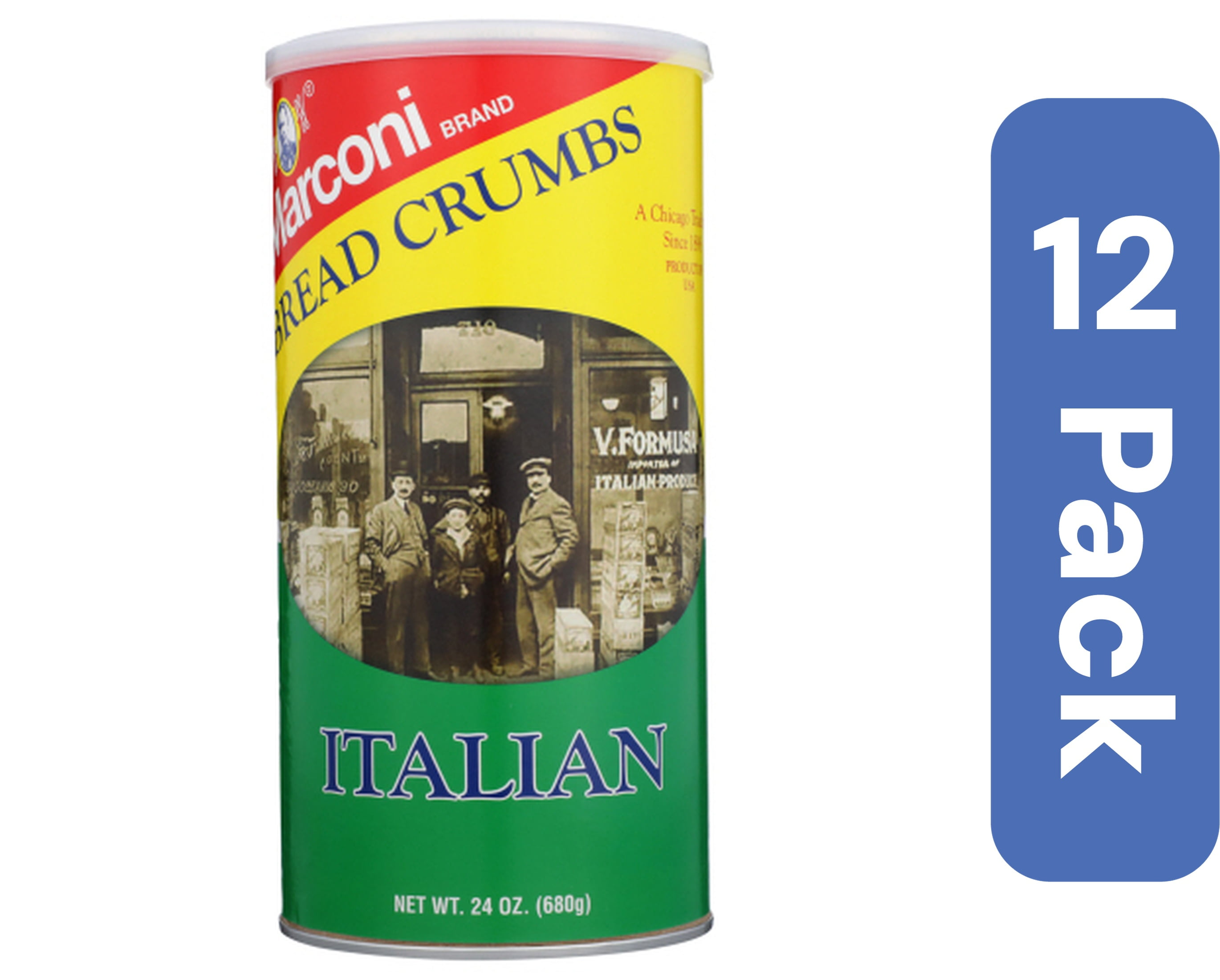 Marconi Bread Crumbs Italian 24 Ounces Pack of 12 (Pack of 12 ...