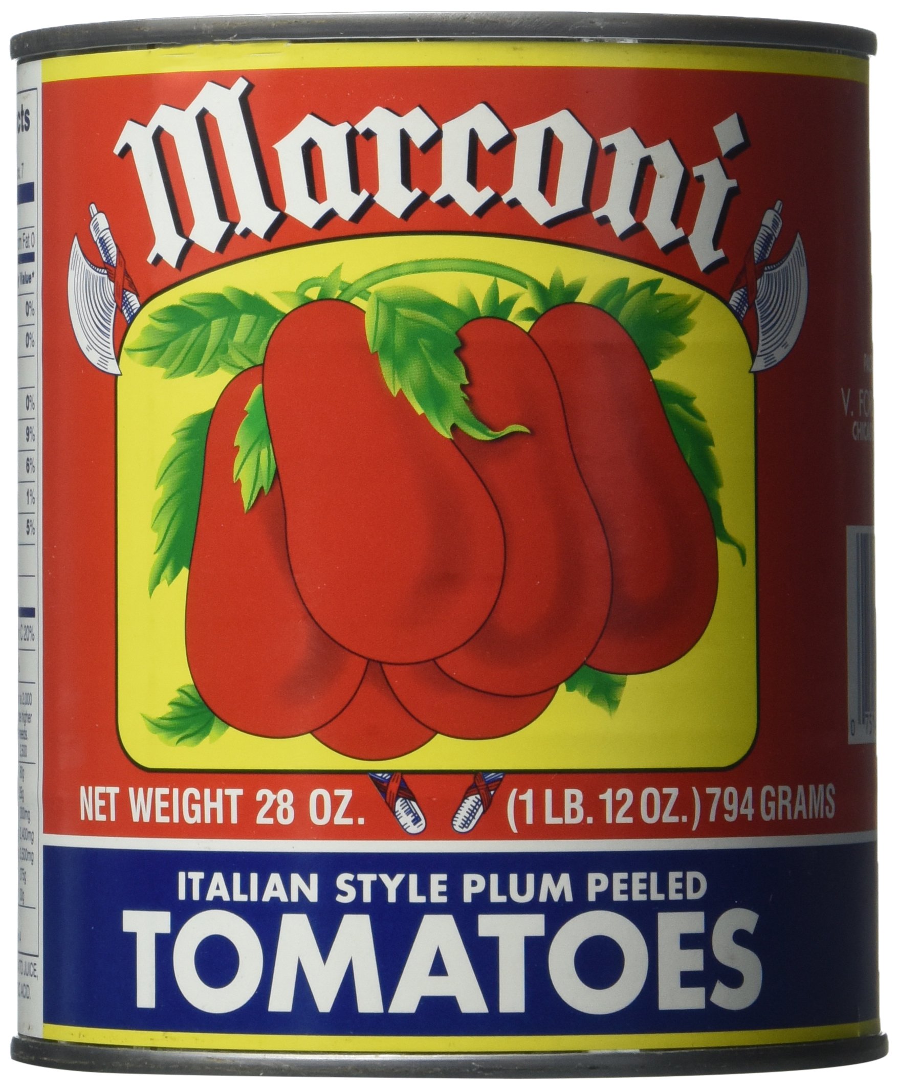 Marconi Whole Plum Peeled Tomatoes 28 oz (Pack Of 12) - Walmart.com