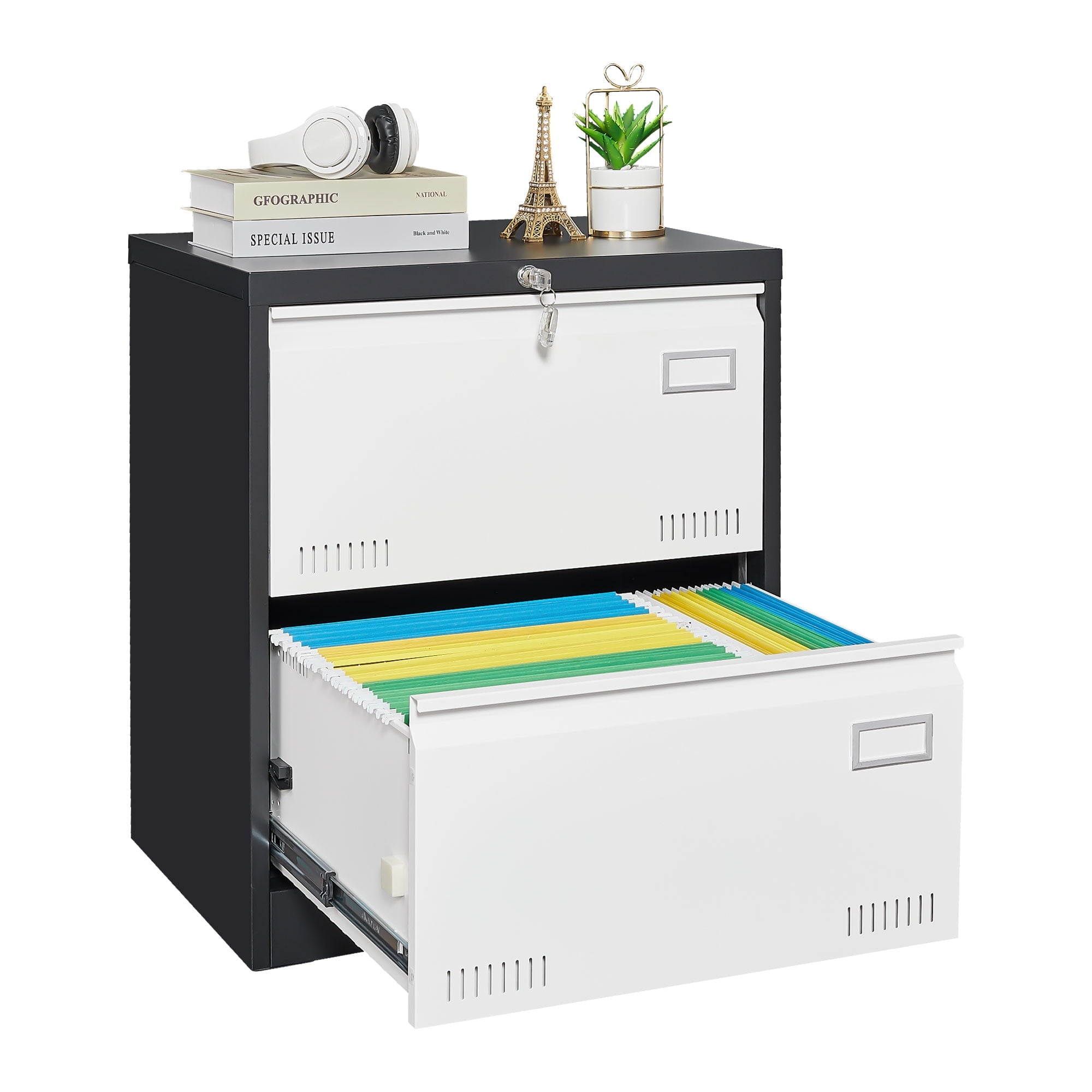 Lateral File Cabinet Superday 2-Drawer – For Letter/Legal/A4 Files ...