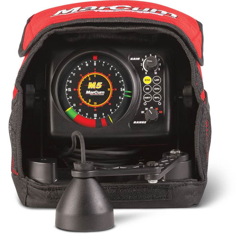 Marcum Rapala M5 Underwater Ice Fishing Flasher Sonar System & Fish ...