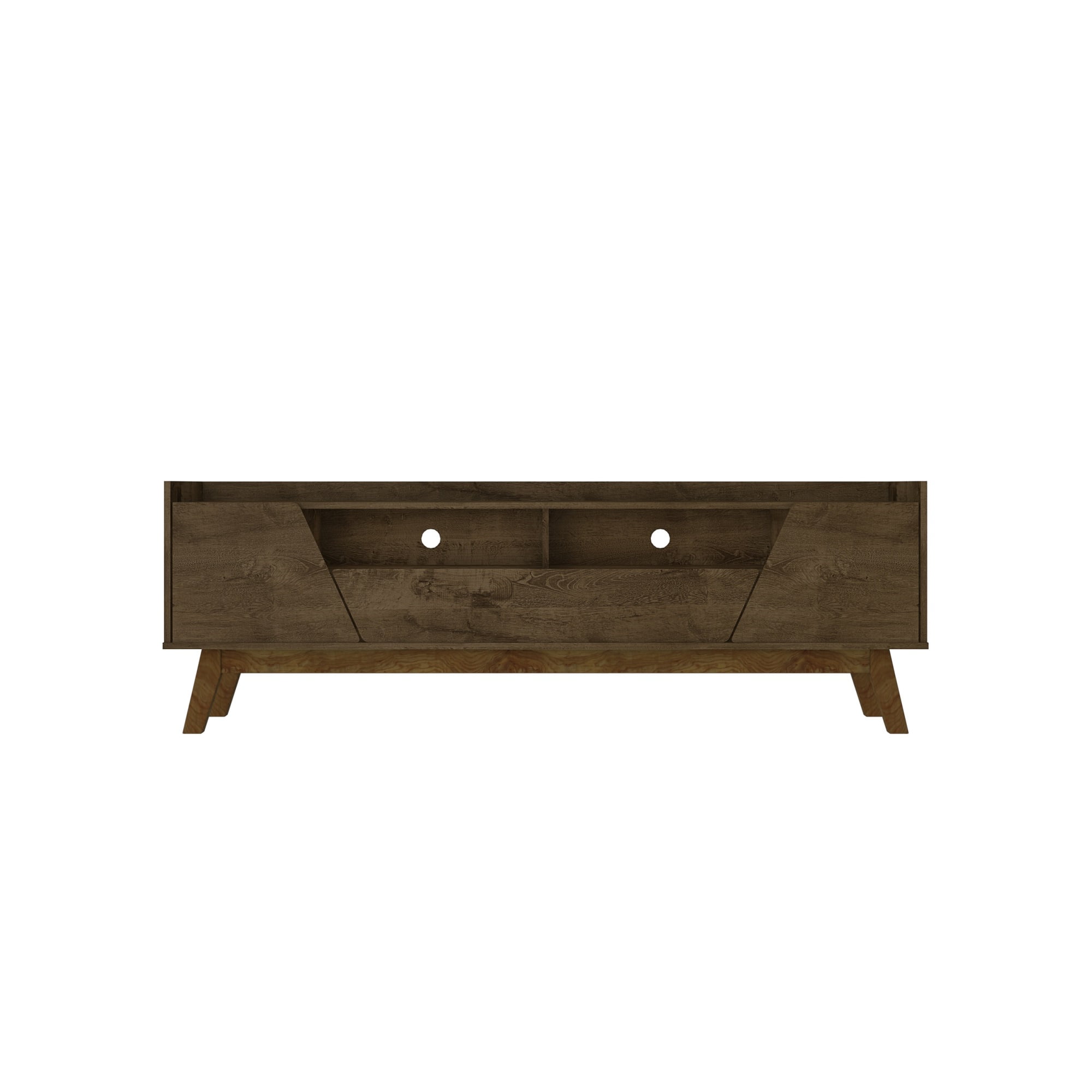 Marcus 70.86 TV Stand in Rustic Brown - Walmart.com