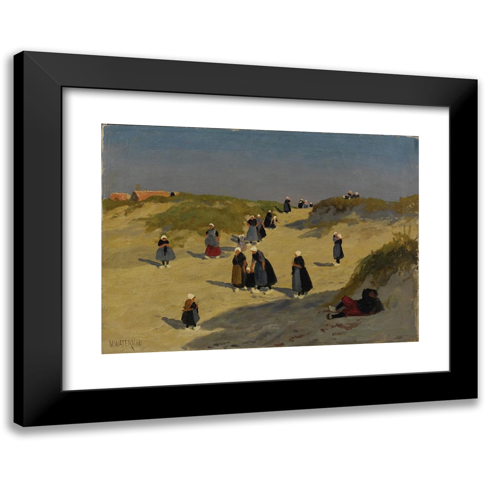 Marcus A. Waterman 18x14 Black Modern Framed Museum Art Print Titled ...