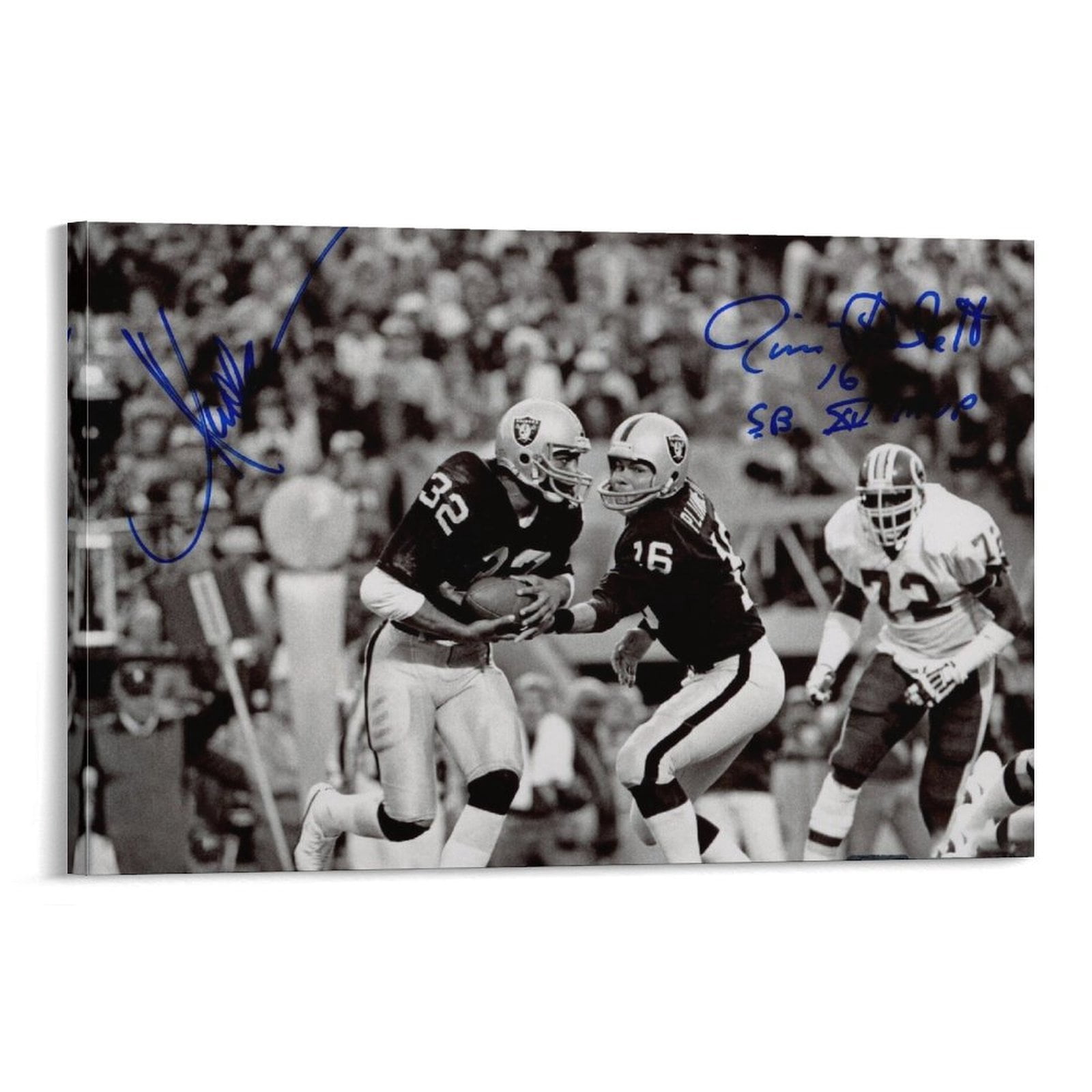 Marcus Allen And Jim Plunkett Poster Posters Wall Art Painting Canvas ...