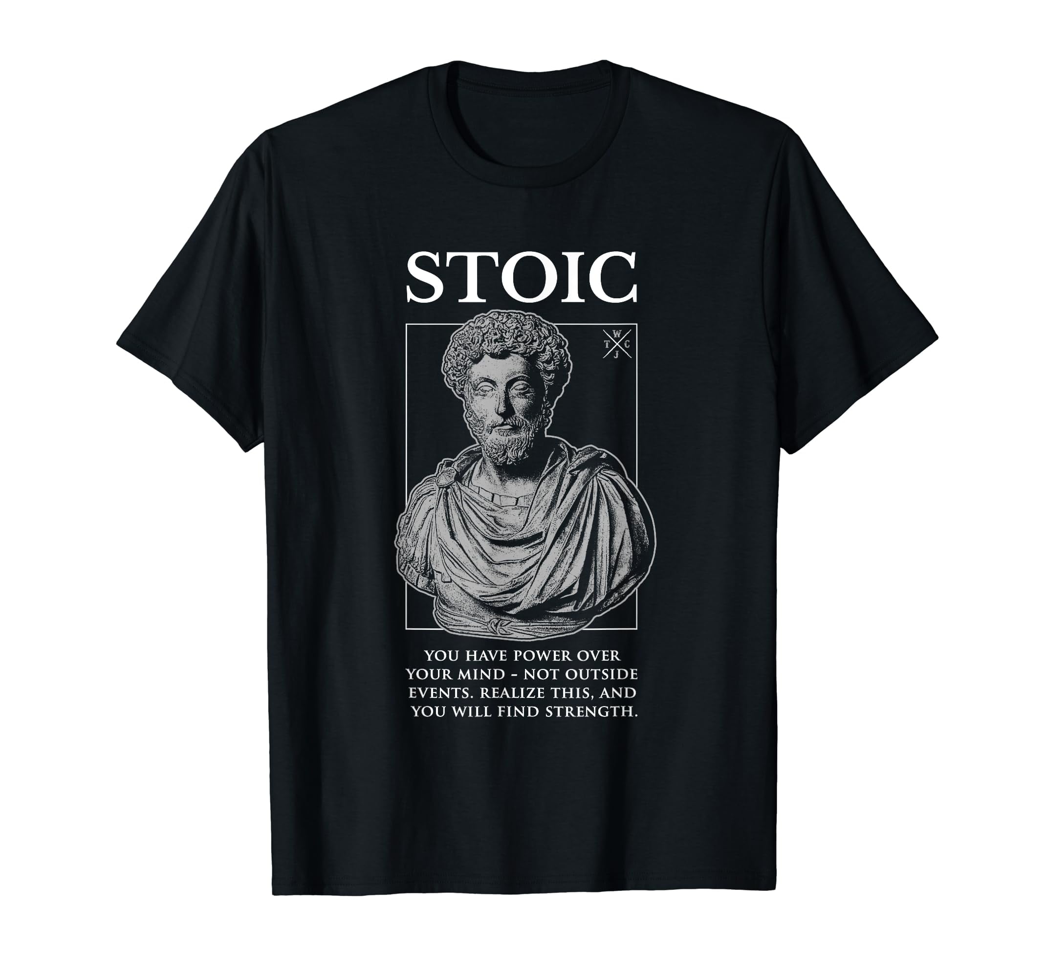 Marcus Aurelius “Find Strength” Stoicism Quote T-Shirt - Walmart.com