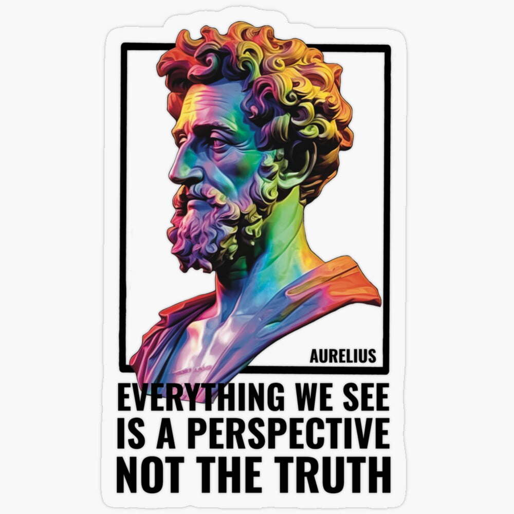 Marcus Aurelius Meditations Transparent Stickerphone Decal Water Bottle ...