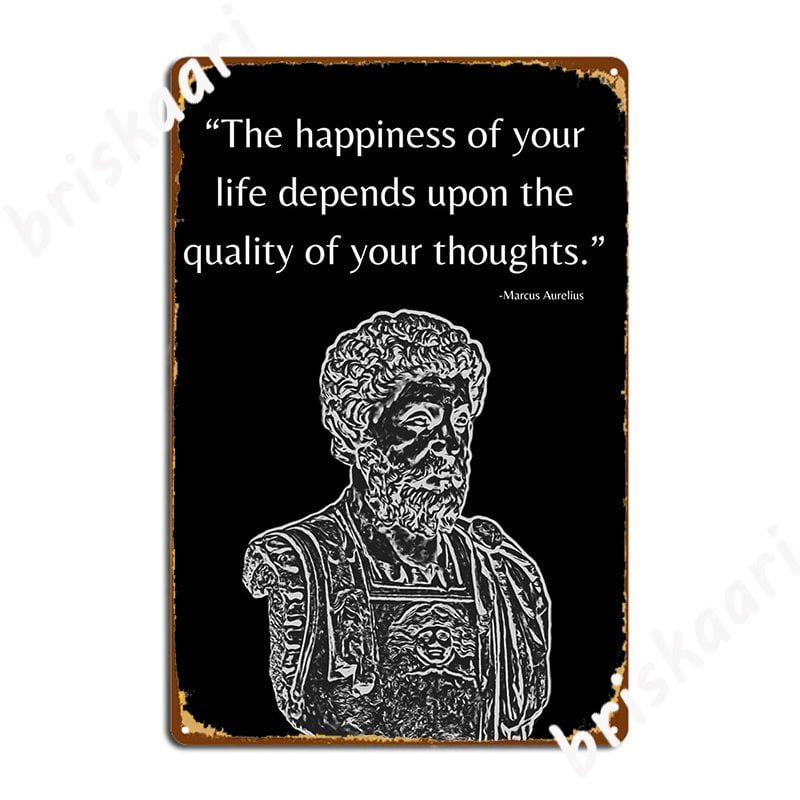 Marcus Aurelius Quote Metal Sign Cinema Garage Vintage Cinema Plaques ...