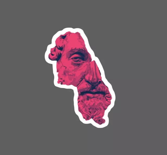 Marcus Aurelius Sticker Statue Waterproof Sticker Phone Decal Water ...
