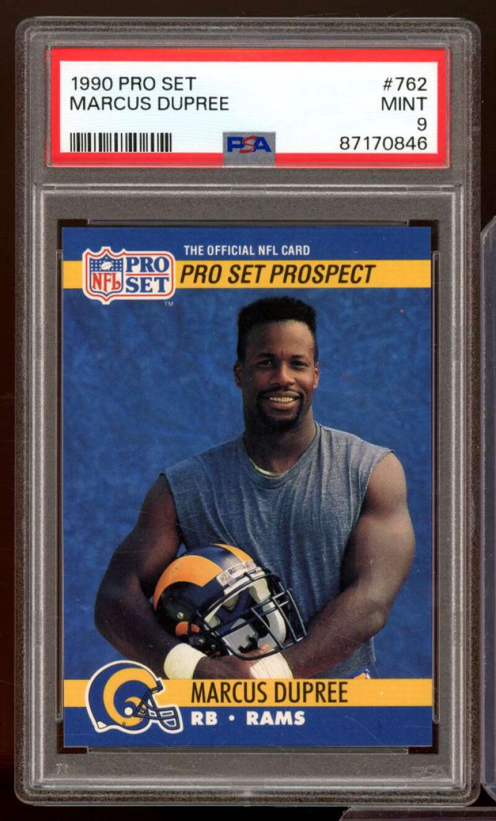 Marcus Dupree Card 1990 Pro Set #762 PSA 9 - Walmart.com