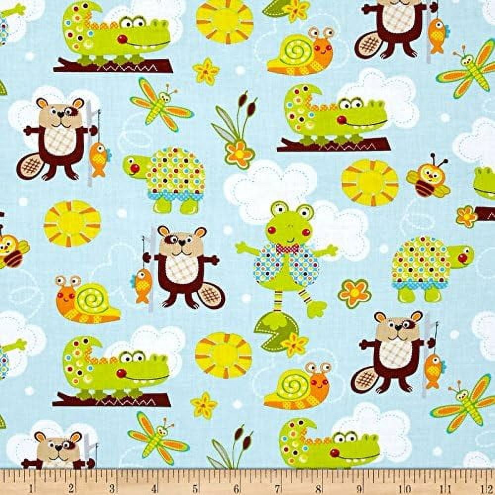 Marcus Fabrocs Brothers Polka Dot Pond Critters Quilt 100% Cotton ...