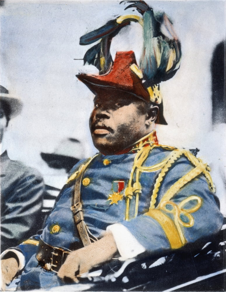 Marcus Garvey (1887-1940). /Njamaican Black-Nationalist Leader. Oil ...