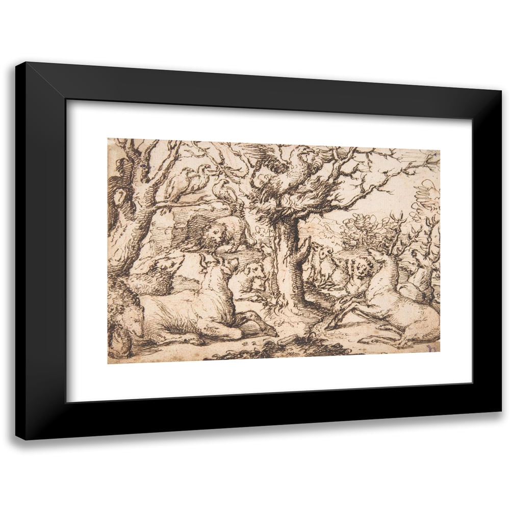 Marcus Gheeraerts the Elder 24x18 Black Modern Framed Museum Art Print ...