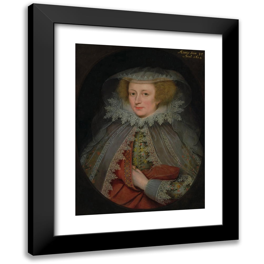 Marcus Gheeraerts the Younger 11x14 Black Modern Framed Museum Art ...
