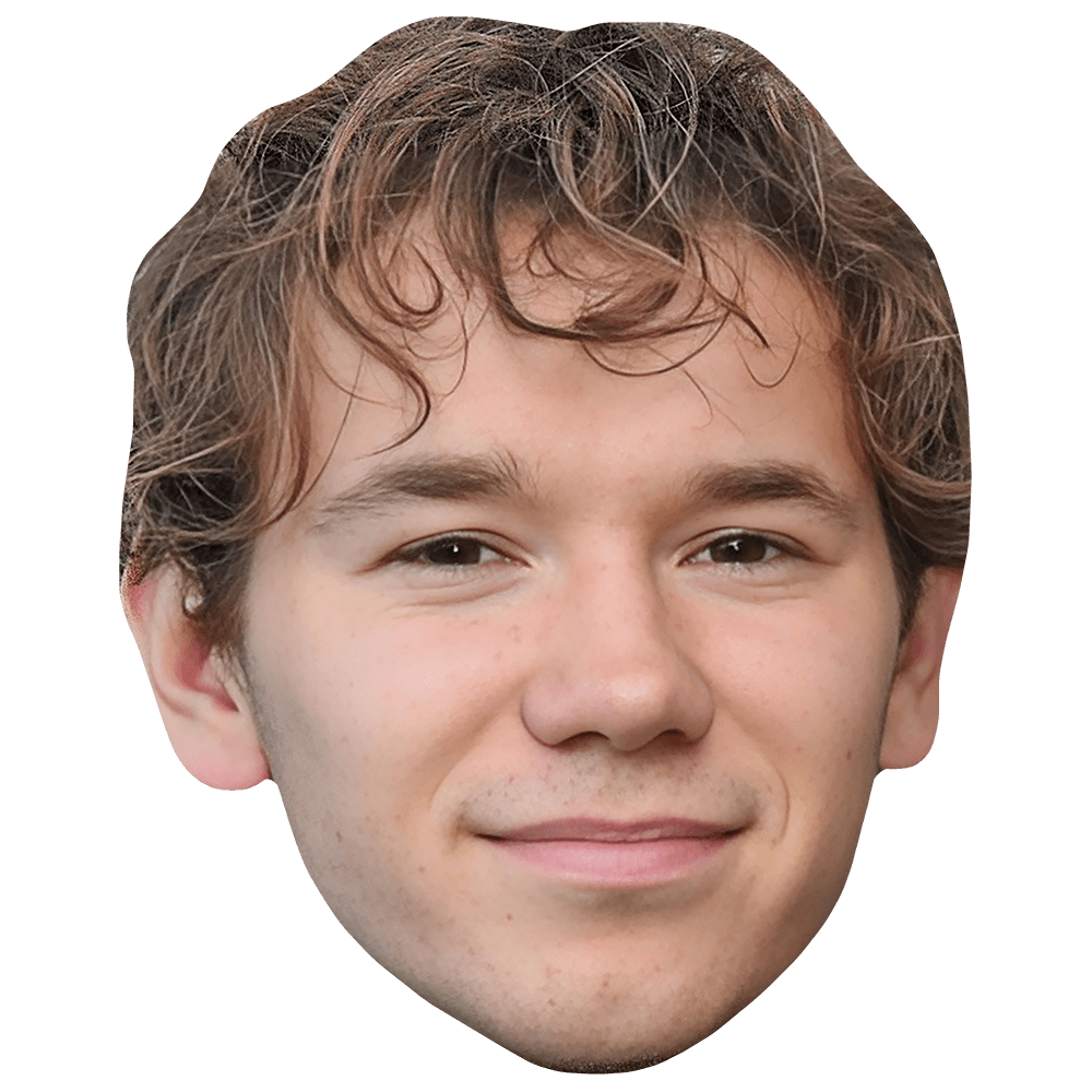 Marcus Gunnarsen (Curls) Celebrity Mask, Flat Card Face, Fancy Dress ...