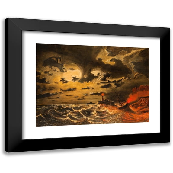 Marcus Larson 14x11 Black Modern Framed Museum Art Print Titled ...