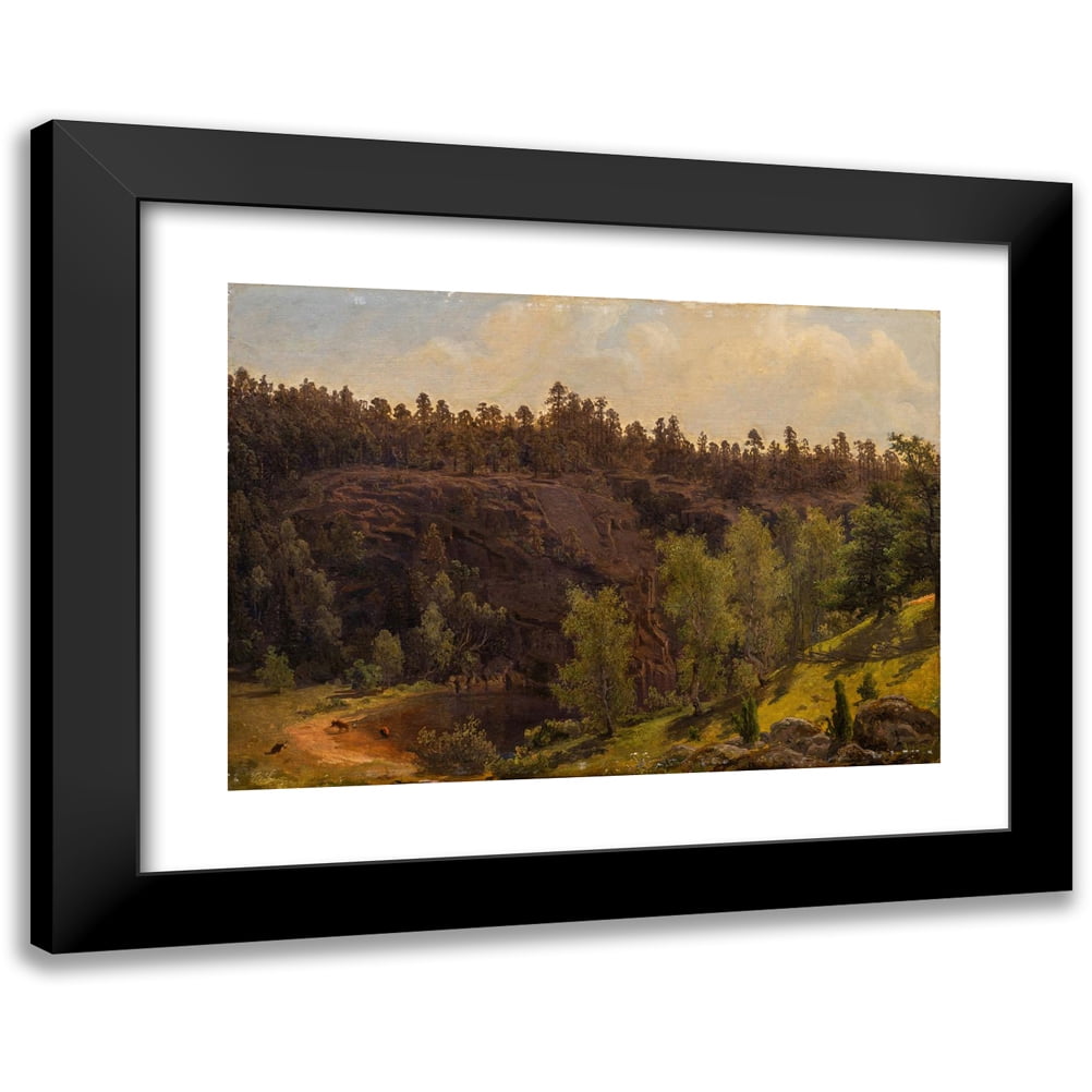 Marcus Larson 24x18 Black Modern Framed Museum Art Print Titled ...