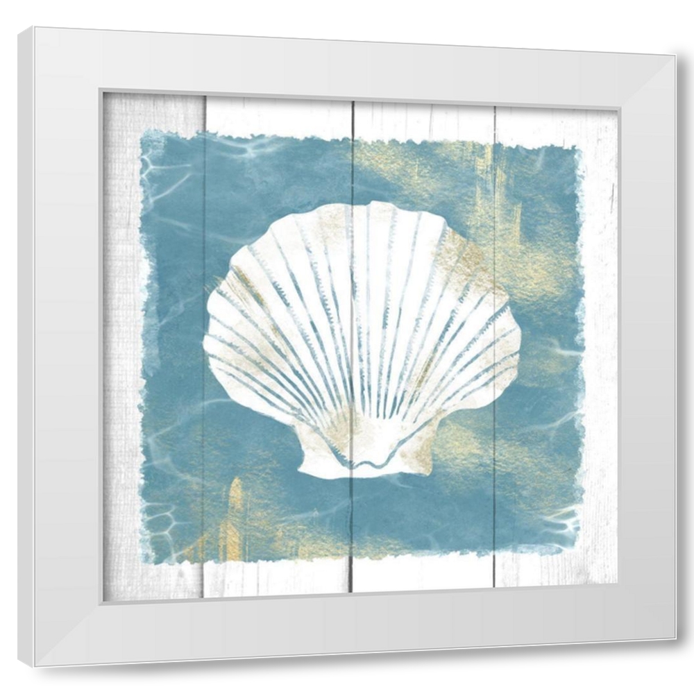 Marcus Prime 4x14 White Modern Wood Framed Wall Art Titled - Coastal ...