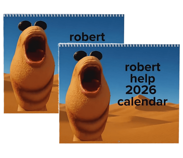 Marcus the Worm 2026 Wall Calendar, Funny VR Chat Meme Gift, Holiday ...