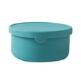 Marcuvmk Snackle Box Container Lunchbox Round Silicone Folding Lunch ...