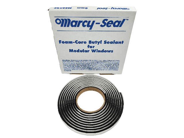Marcy Adhesives ME612C - 6mm x 12' Foam Core Soft Seal Butyl Tape Roll ...