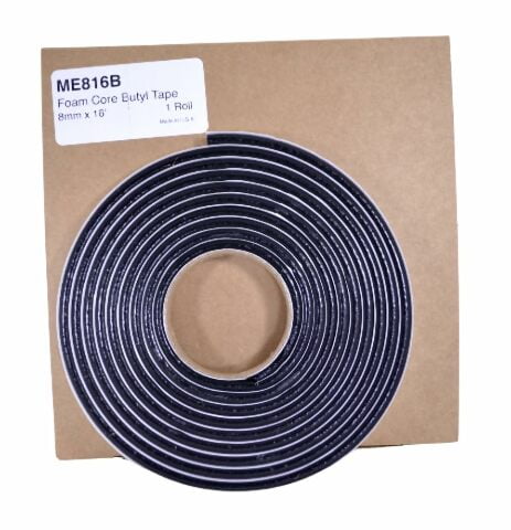 Marcy Adhesives Foam Core Butyl Tape, 8mm x 16', Adhesion Sealant ...
