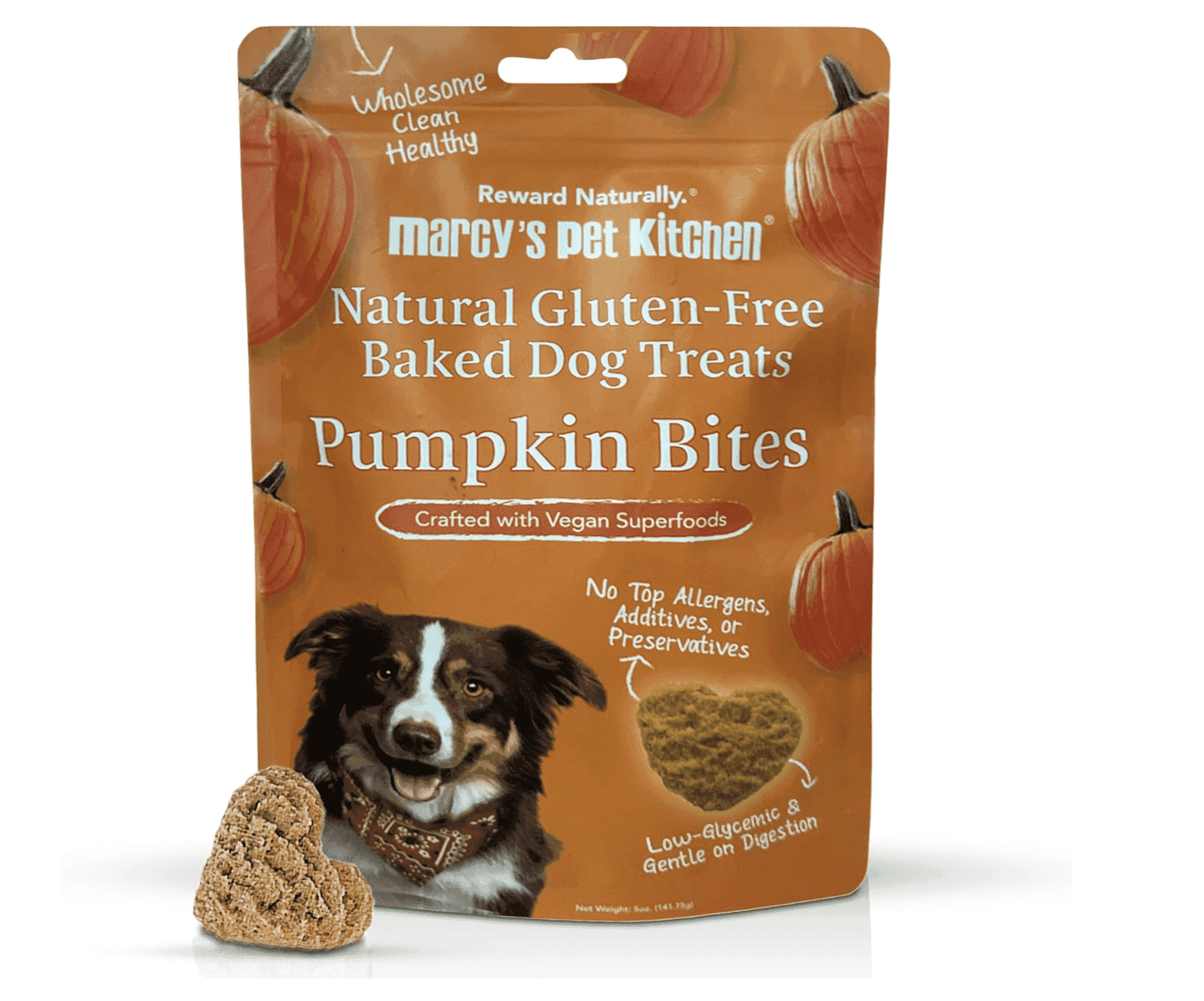 Marcy's Pet Kitchen All-Natural Pumpkin Bites Dog Treats - 5 oz ...