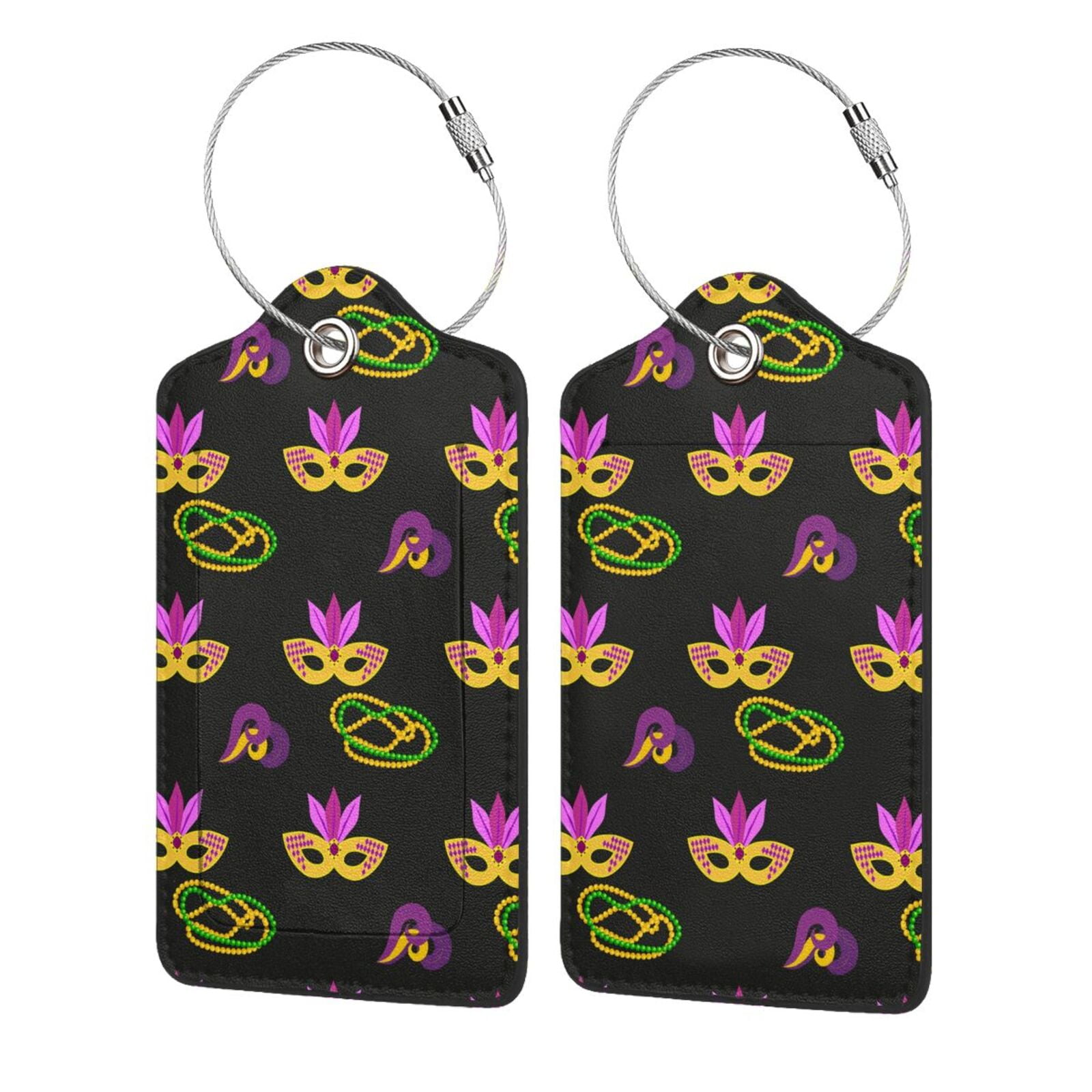 Mardi Gras 2024 Luggage Tags for Suitcase Tags Identifiers with Privacy ...