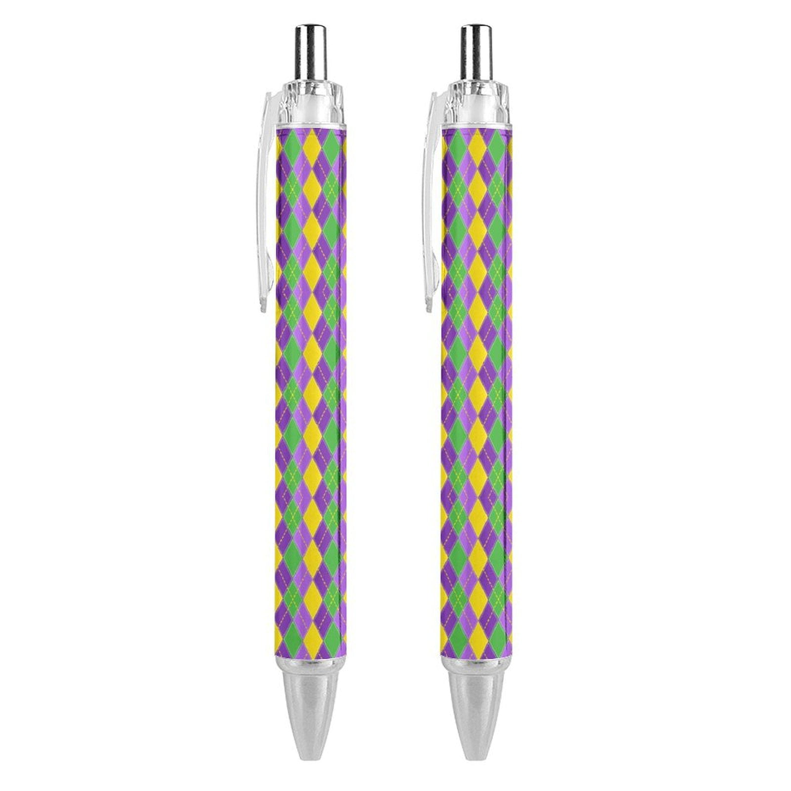Mardi Gras 2025 Ballpoint Pen Retractable Pens Black Writing Pen Office ...